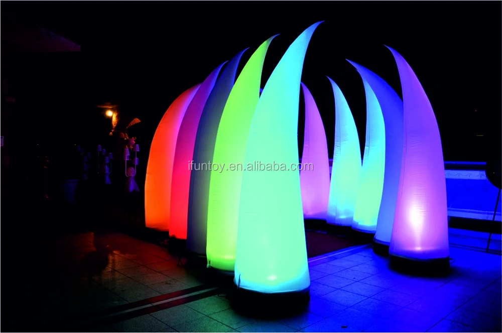 Inflatable Lighting Archway For Running Race/neon Run Inflatable Arches ...