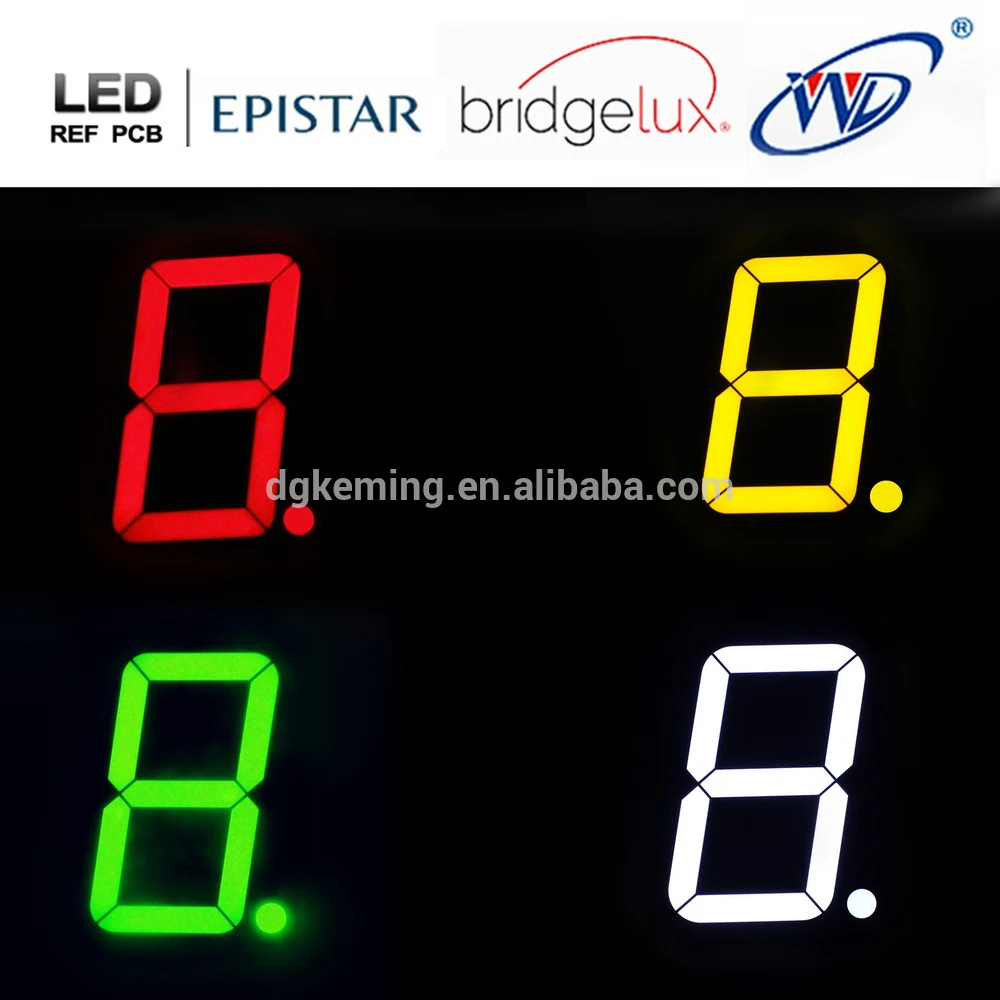 Red Blue Green Large 4 Inch 7 Segment Display 4" Led Digital Seven ...
