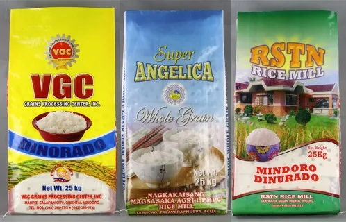 50kg Rice Bags Of White Ordinary Sack/bag Of Rice With Offset Printing ...