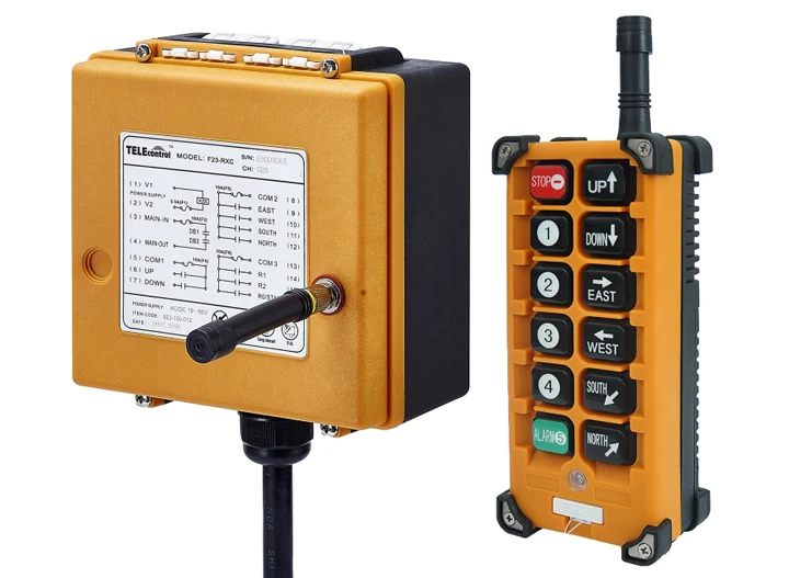Telecrane F23-BB industrial cordless radio remote control for overhead ...