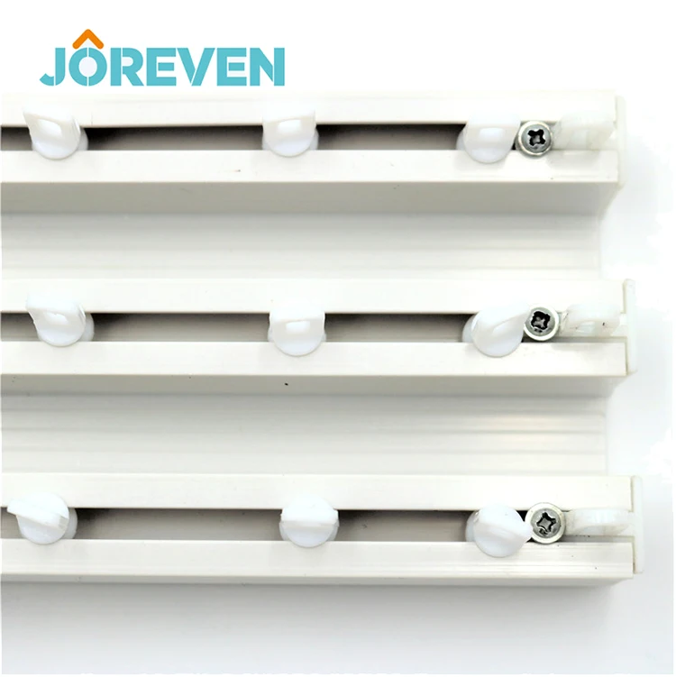 Three Rails High Quality Plastic Pvc Sliding Curtain Track Curtain ...