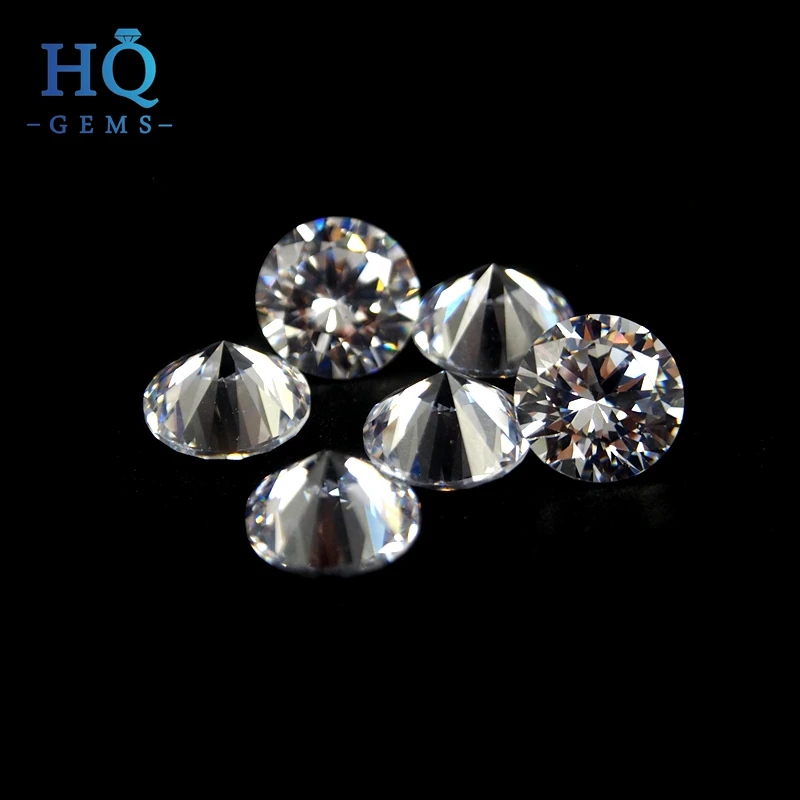 AAA qualité Machine Coupe CZ Zircon cubique Blanc Zircon Cubique ...