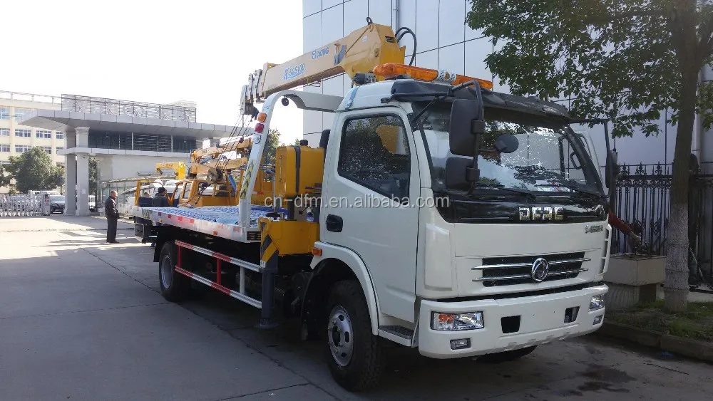 Good performance Dongfeng Wrecker Tow truck 6 ton Emergency Towing ...
