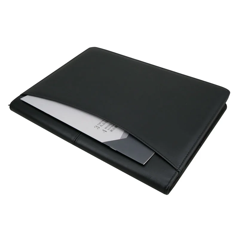 Custom Padfolio - Pink Leather Portfolio for Business