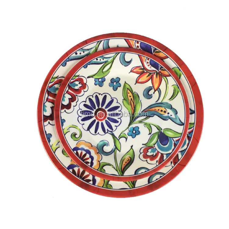 Spanish Style Dinnerware Melamine Plates Melamine Houseware Dish - Buy ...