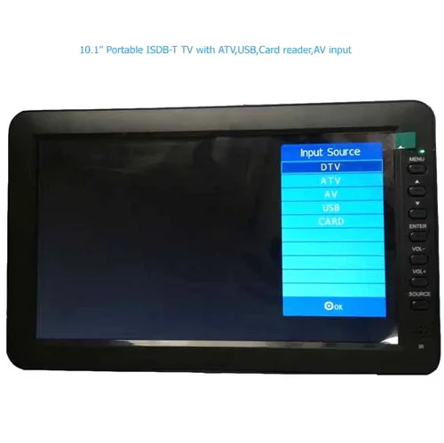 10 Inch Portable Tv With Isdb Fullsegment And 1 Segment,Usb,Tf Card ...