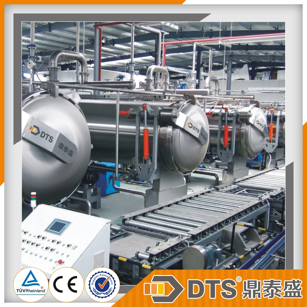 High Pressure Processing Horizontal Rotary Retort Machine With Plc Rice ...