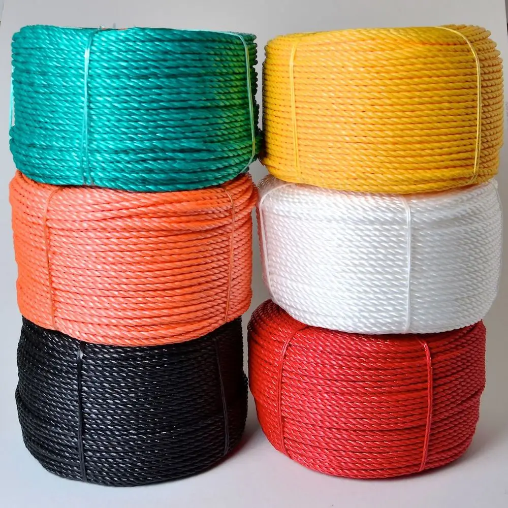 3 Strand 4mm Polypropylene Monofilament White Rope Apply For Packing ...
