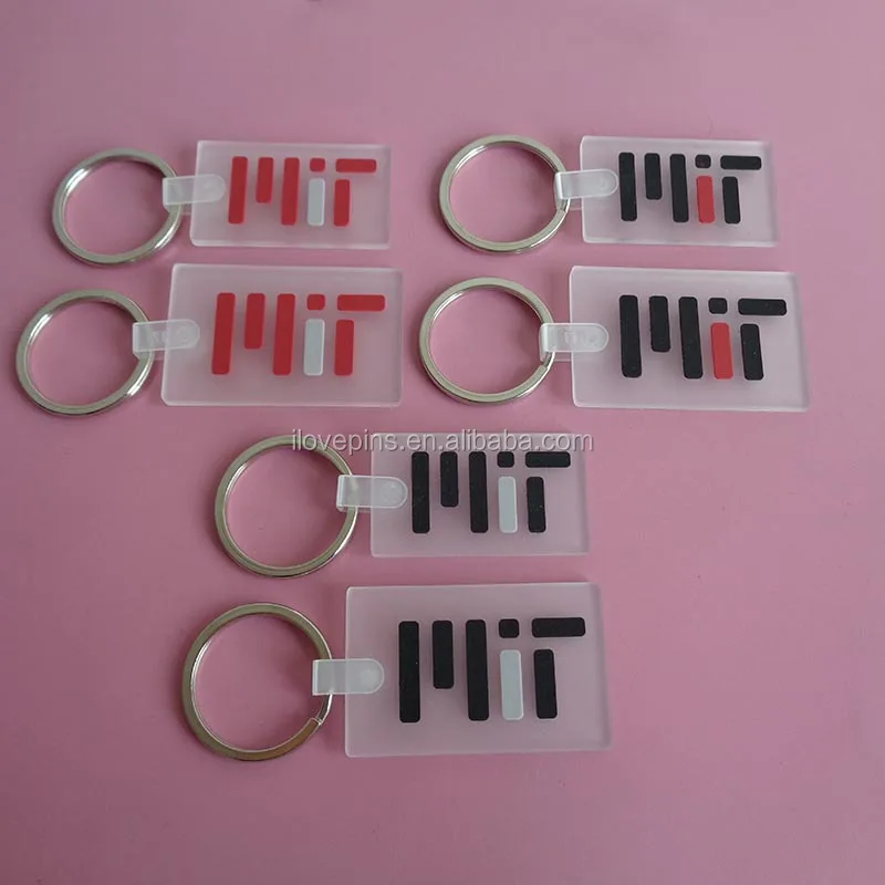 Rubber Soft PVC Embossed Logo 3D Hockey Puck Key Chain