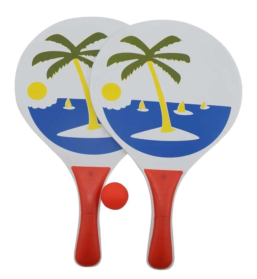New Design Wooden Beach Tennis Racket For Beach Game - Buy Wooden Beach ...