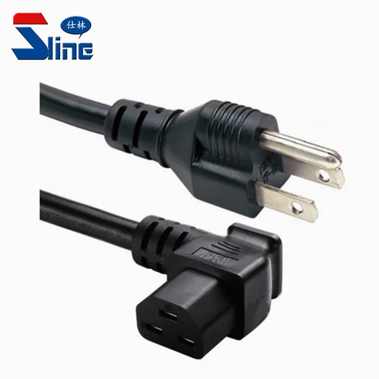 Nema 5-15p To Angled Iec C21 Power Cord Plug With Customized Cable Used ...