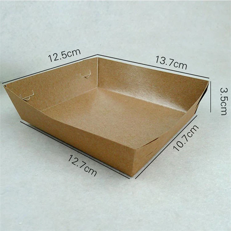 Cardboard Paper Boat Tray With Oyster Pail Usage Of Gravy Food - Buy ...
