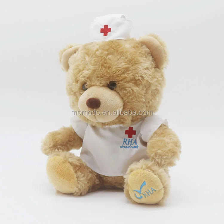 Custom Plush Doctor Uniform Teddy Bear - Promotional Gift