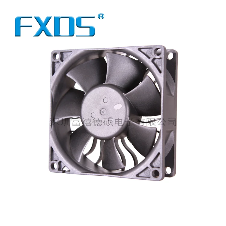 Rohs 8cm Dc Axial Flow Fan 80*80*25mm Voltage 24v Sleeve Bearing ...