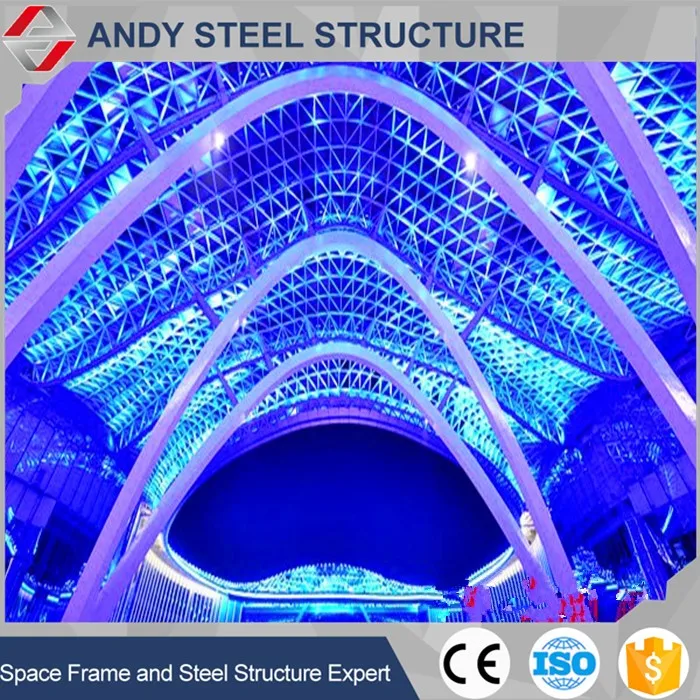 Prefabricated Steel Structural Building Shopping Mall - Buy High ...