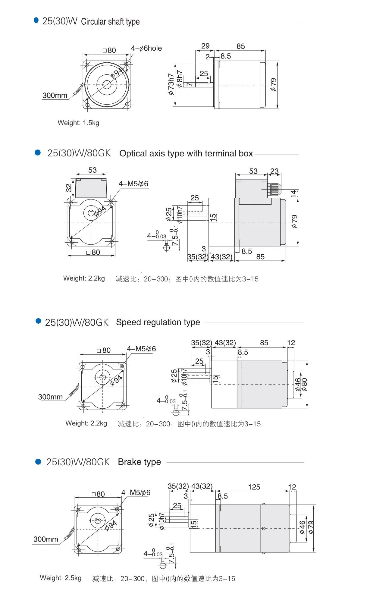 Jwd 25w/30w Ac Electric Motor 220v 110v 380v - Buy Ac Motor Product on ...