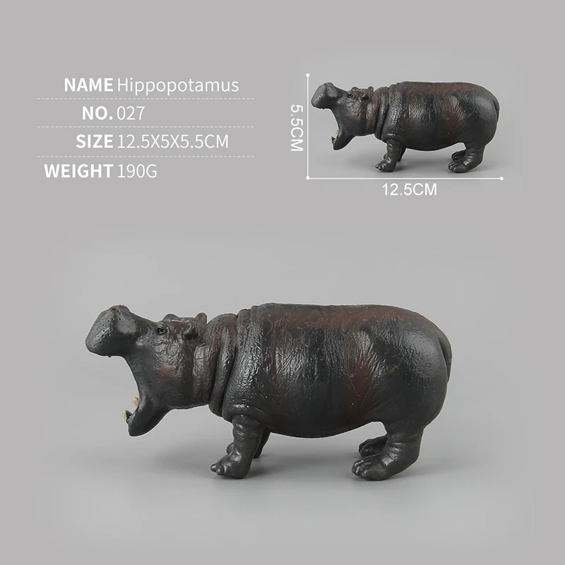 Bulk Animal Model Toys Plastic Hippo Toy - Buy Animal Model,Plastic ...