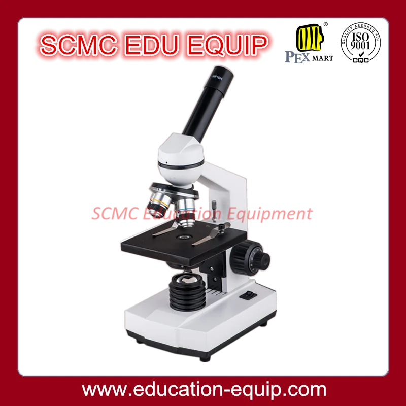 Biological Microscope For Students,40x~1600x,Monocular,With Led Light ...