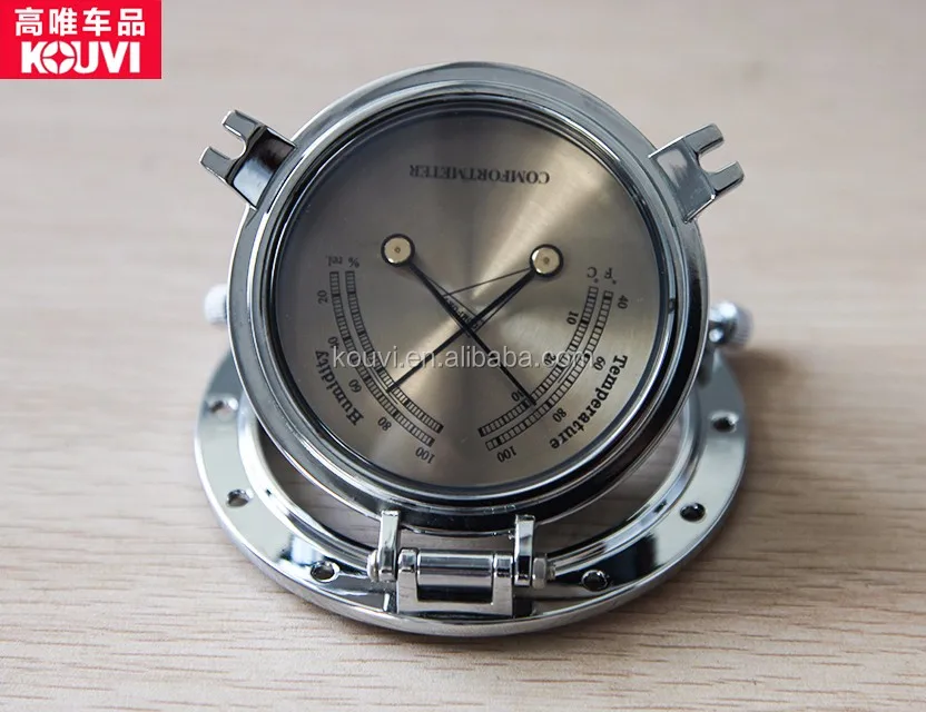 Yacht Marine Weather Station Nautical Barometer Quartz Clock Comfort ...