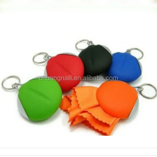 High Quality Plastic Keychain With Microfiber Cloths - Buy High Quality ...