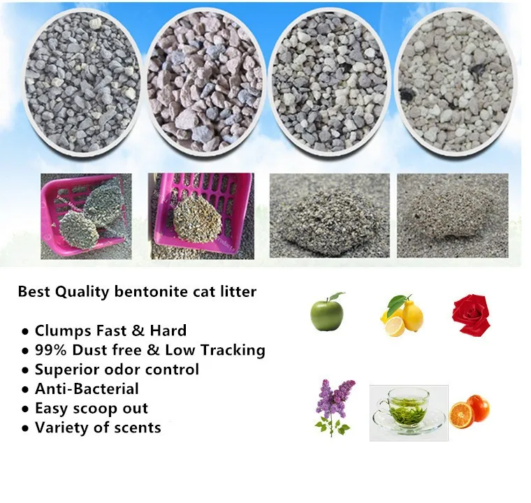 China Clumping Bentonite Cat Sand Manufacturers Suppliers Factory ...