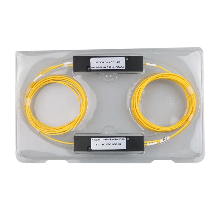 1310/1490/1550nm Fwdm Filter 3 Channel Fiber Optic Splitter Coupler ...