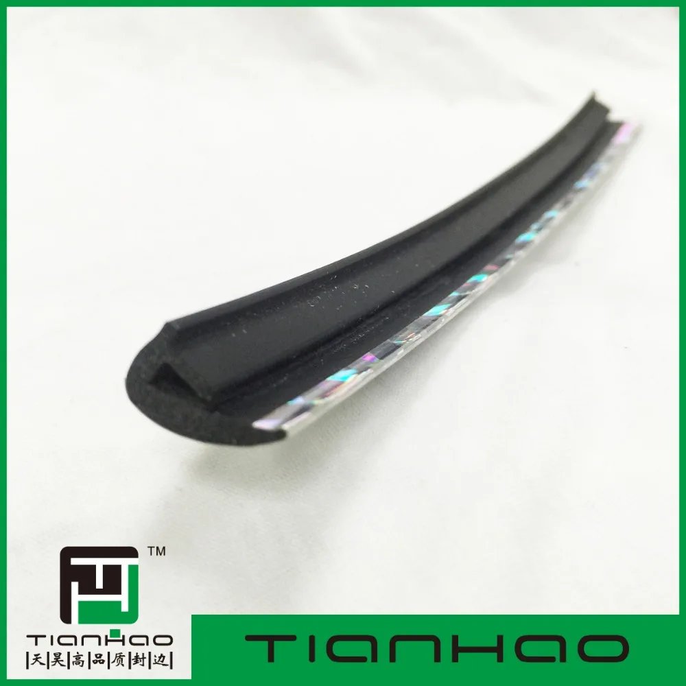 Edge Banding/90 Degree Rubber Plastic Edge Stripfor Glass Metal Edge ...