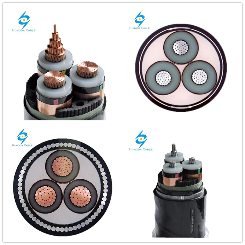 11kv 15kv 33kv Three Phase Price High Voltage Power Cable 3x240mm 240 ...