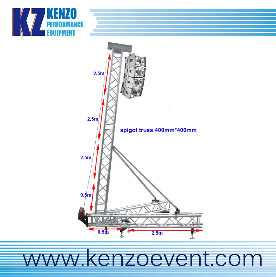 Aluminum Truss Lift Tower,Truss Stand,Line Array Speaker Lift - Buy ...