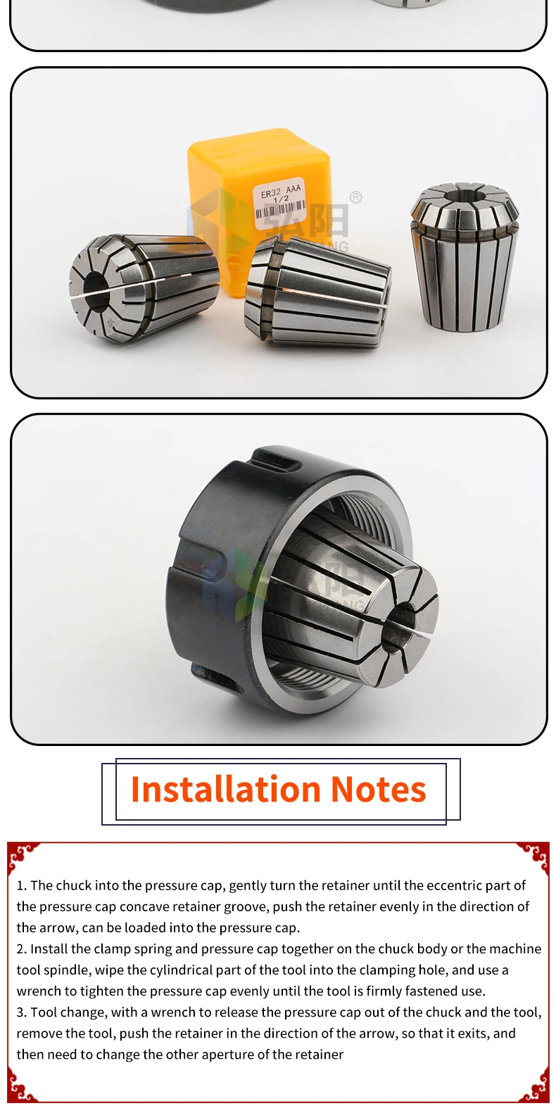 Er32 Collets 1mm To 20mm Set High Precision Chuck For Milling Lathe ...