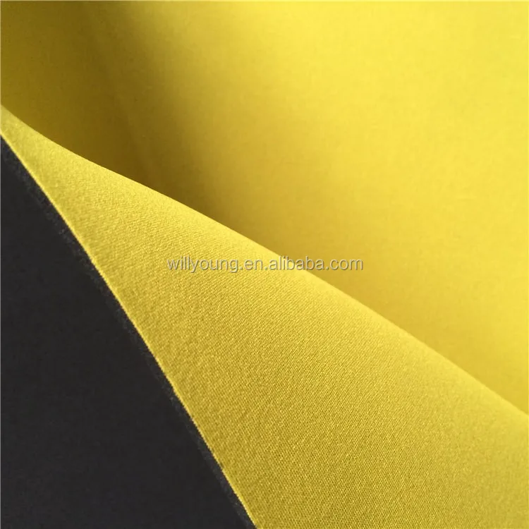 Neoprene Fabric 3mm Coated Polyester Knitted Fabric By One Side Various ...