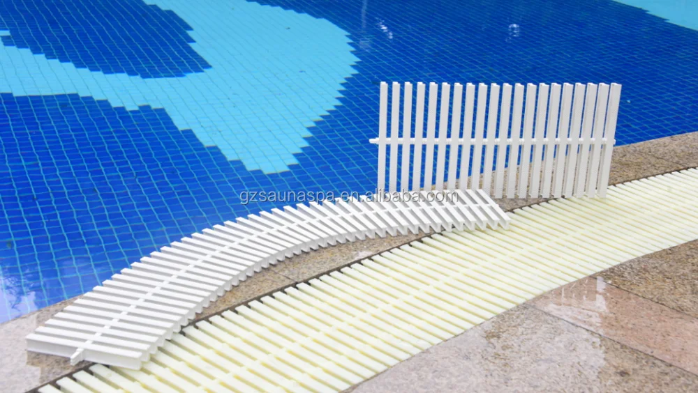Anti-skid Pvc Swimming Pool Gutter/overflow Grating - 18cm/20cm/25cm ...
