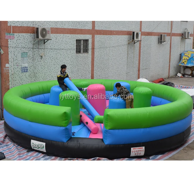 Inflatable Jousting Arena Battle Gladiator Fighting Game For Adult And ...