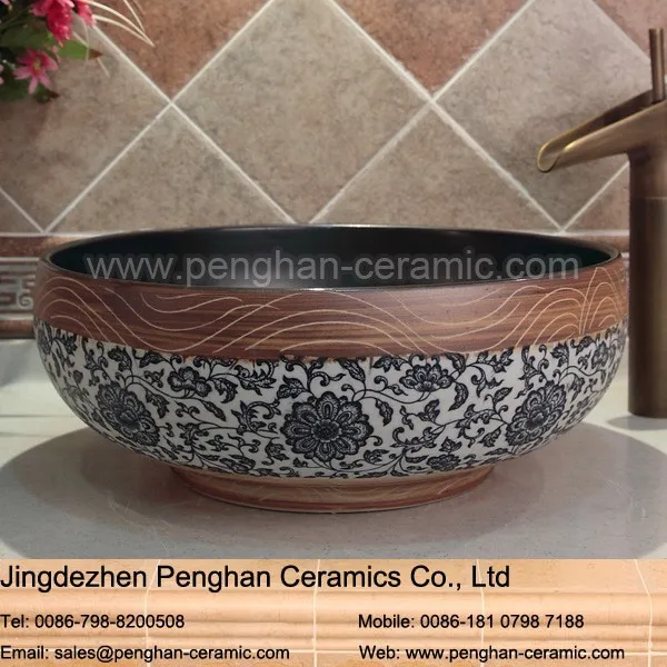 Modern Handmade Color Glazed Sanitary Ware Ceramic Individual Hand Wash ...