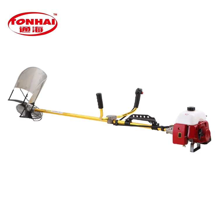 42.7cc Wheat Cutting Machine Mini Small Hand-held Paddy Wheat Cutter ...