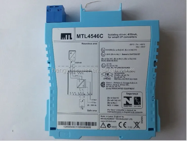 Mtl 안전 절연체 Mtl4546c - Buy Mtl4544a,Mtl4541,Mtl4546y Product on Alibaba.com