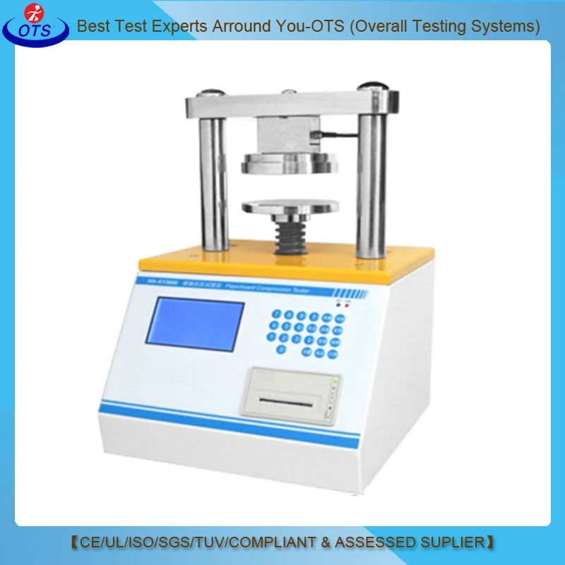 Ect Edge Crush Test Machine For Paper Cardboard Corrugated Paper - Buy ...