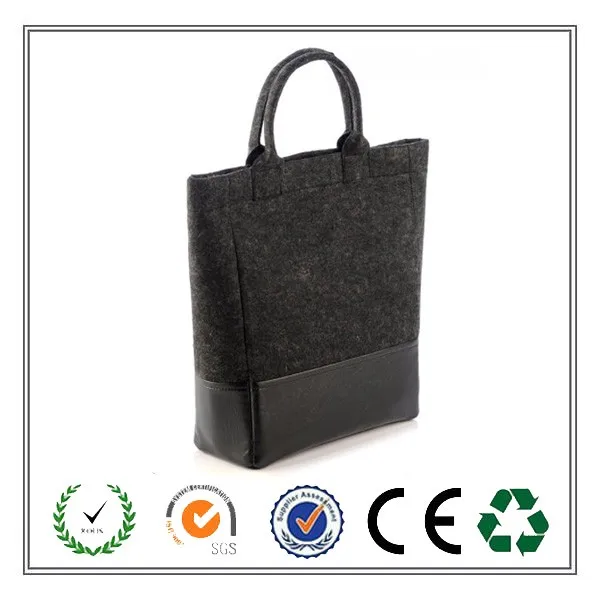 Alibaba China Supplier Best Quality Simple Light Grey Felt Bag - Buy ...
