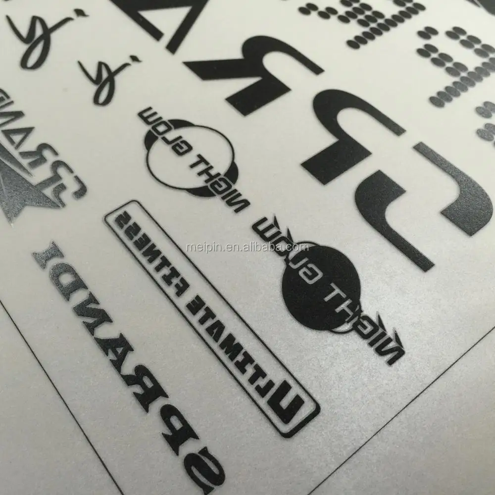 Reflective Screen Printing Film Personalized Plastisol Heat Transfers ...