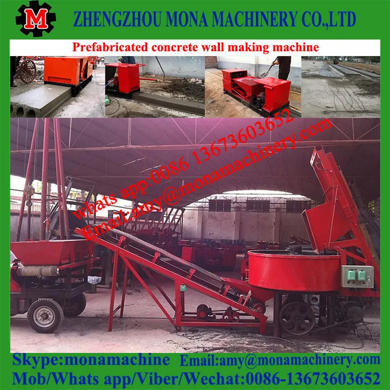 Precast Concrete Lightweight Boundary Wall/fence Wall Machine Making ...