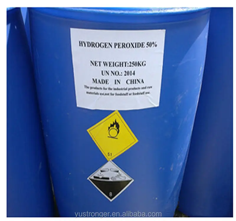 Manufacturer Hot Sell Hydrogen Peroxide 27.5% 50% 60% 70% Price ( H2o2 ...