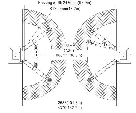 Launch Tlt235sb Economical Floor Plate Two Post Car Lift - Buy Launch ...