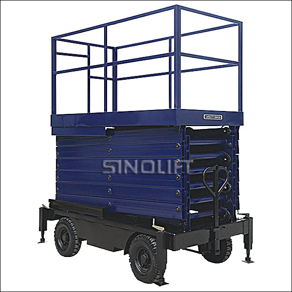Sinolift Sjy(i) Electric Mobile Scissor Lift - Buy Mobile Scissor Lift ...