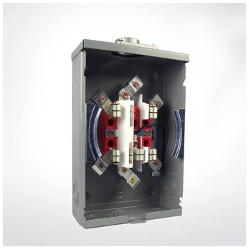 125a Copper Jaws 3 Phase Meter Socket Energy Meter Base - Buy 3 Phase ...