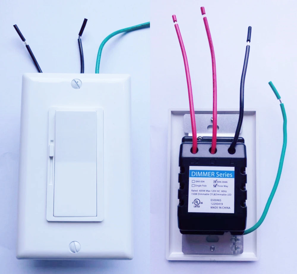 Led Dimmer Light Switch,Universal Lighting Control,Single Pole Or 3 Way ...