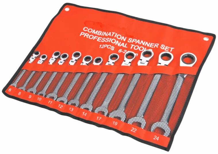 Combination Spanner Tool Set With Rachet Wrench For Confined Space And ...