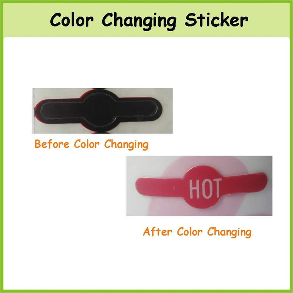 Wholesales Oem Heat Sensitive Thermochromic Sticker Color Changing ...