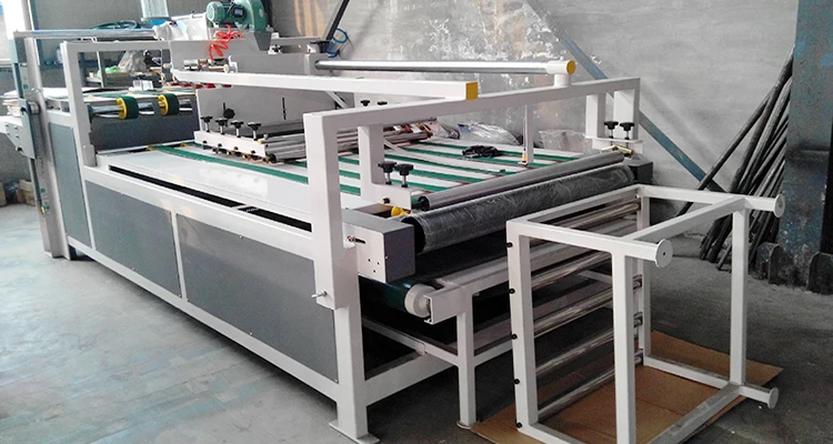 Corrugated Paper Box Semi Automatic Folder Gluer / Folding Gluing ...