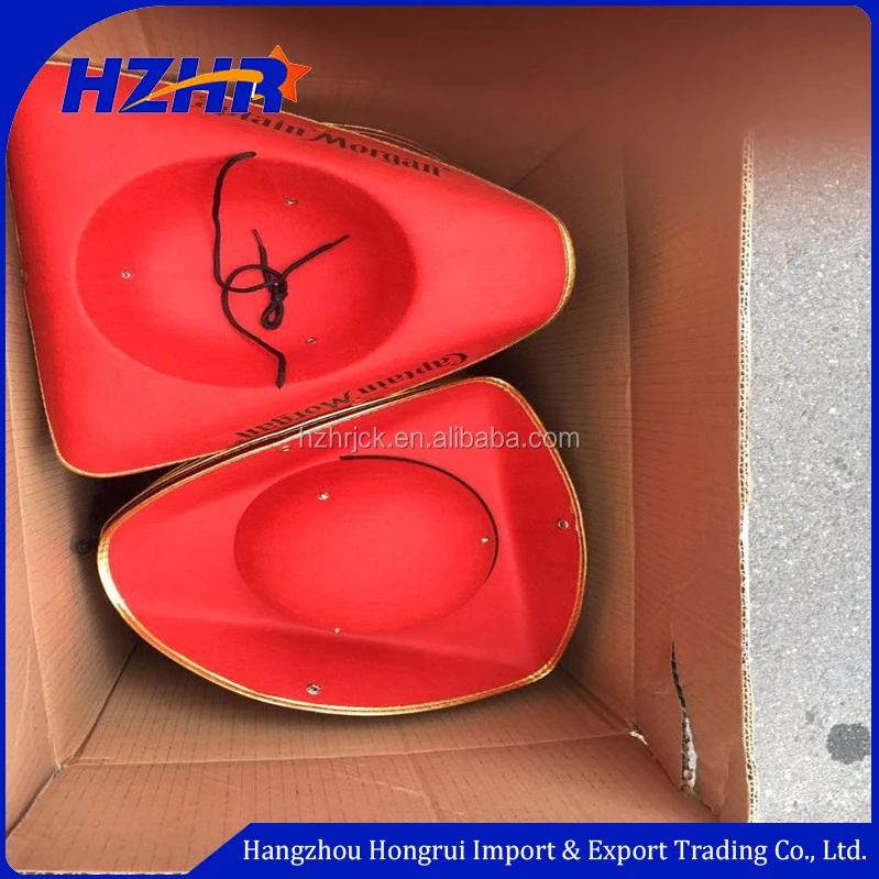 Unisex Captain Morgan Pirate Hat - Customizable Felt Hat