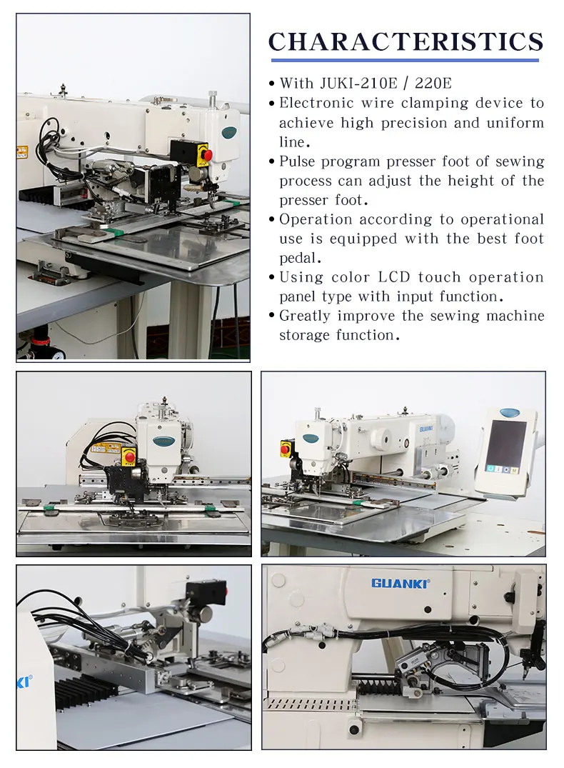 Guanki 热卖 Glk 210e 电子可编程鞋图案制作工业缝纫机出售 - Buy 缝纫机出售，电子可编程图案缝纫机，图案制作机 ...